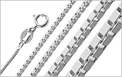Wholesale Box Chains $3 | Wholesale Silver Box Chains