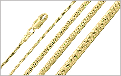 Wholesale Gold Plated Glitter Snake Chains for Sale - Wholesale Sparkle