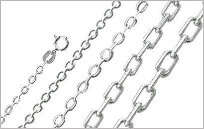 Wholesale Cable Chains for Sale | 925 Sterling Silver Cable Chains