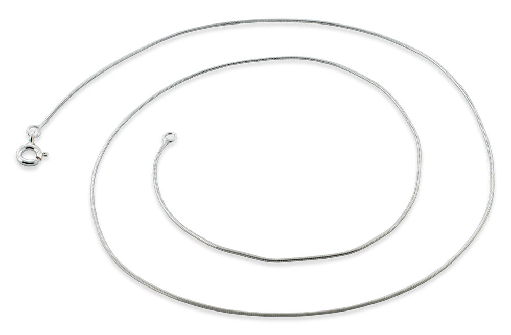 Wholesale Sterling Silver Italian Snake Chain 0.7 MM for Sale.